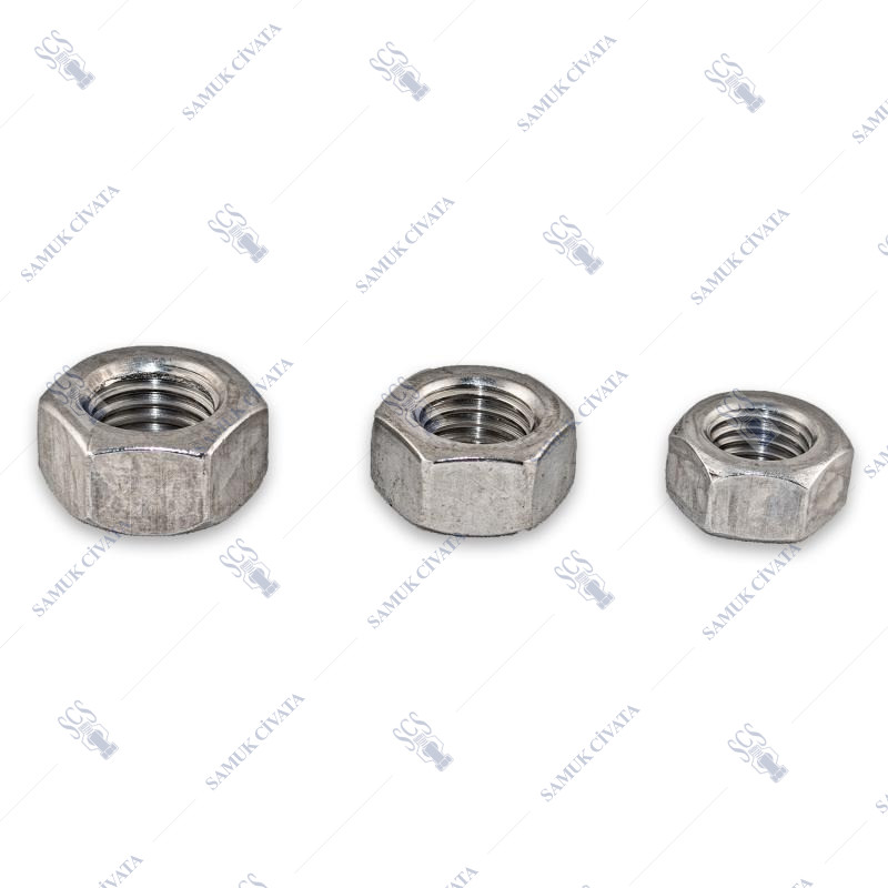 Samuk Civata - DIN 934 A2 Paslanmaz (INOX) Somun